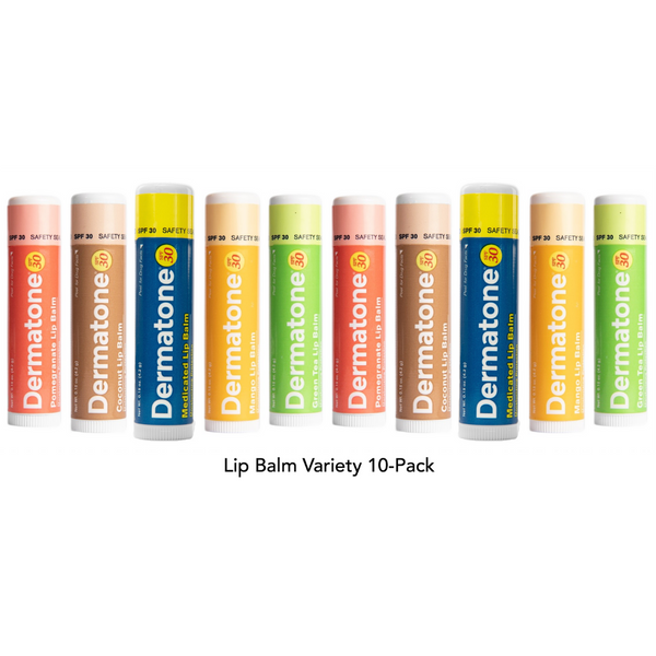 Lip Balm Variety 10-Pack - Dermatone