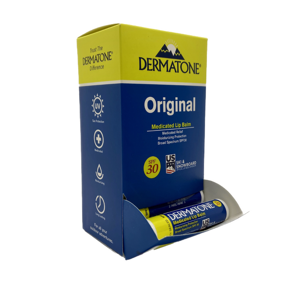 Original Medicated Lip Balm SPF30 - 24 Count Bulk Display - Dermatone