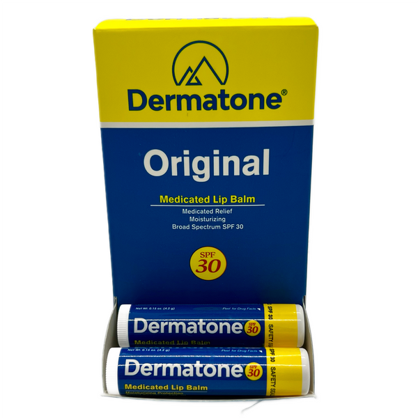 Original Medicated Lip Balm SPF30 - 24 Count Bulk Display - Dermatone