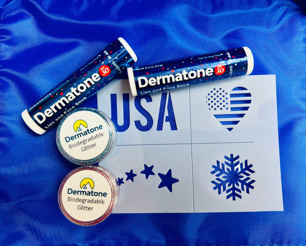 Lips & Face Glitter Kit (New!) - Dermatone